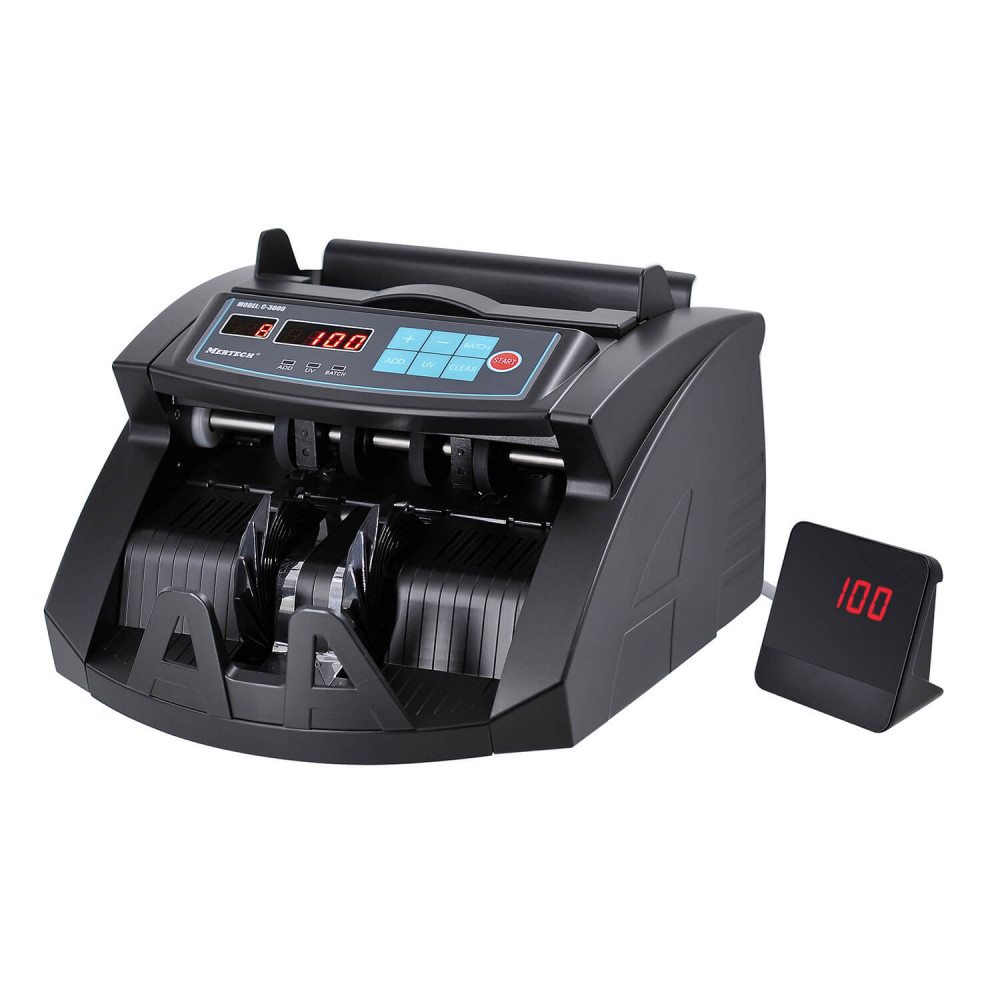 Multicurrency banknote counter MERTECH C-3000 Black — buy for 2 488 900 ...
