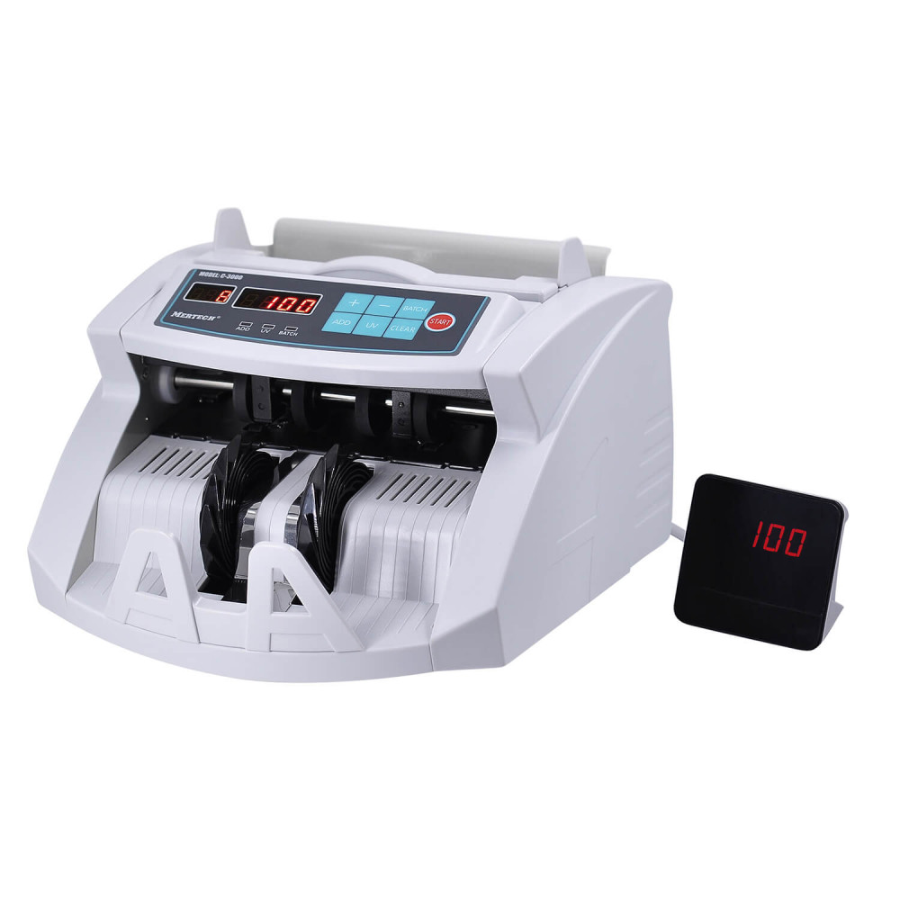 Ko'p valyutali banknot hisoblagichi MERTECH C-3000 White — Toshkent va ...