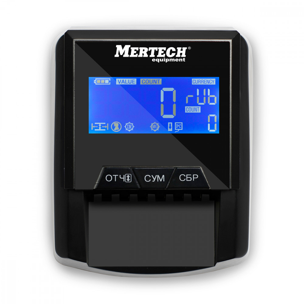 Banknote detector MERTECH D-20A FLASH PRO LCD with battery — buy for 1 689 800 сум with delivery ...